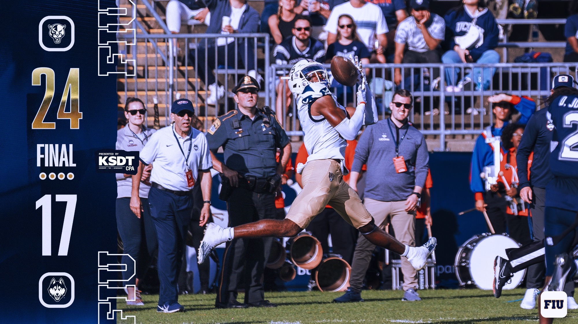 Explosive First Half Leads FIU Football to 24-17 Victory at Connecticut ...