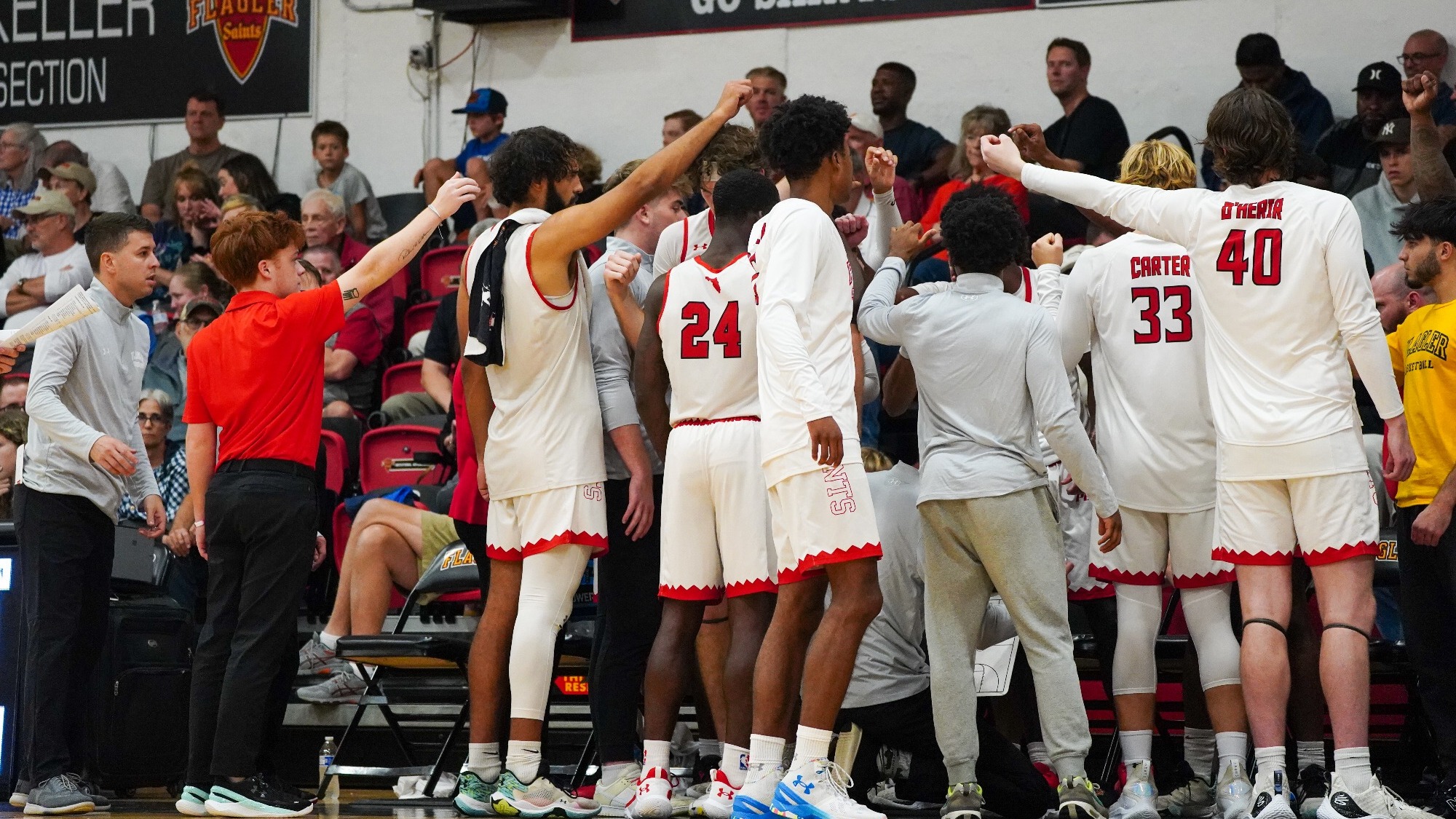 Saints edged by Hurricanes in PBC opener - Flagler College Athletics