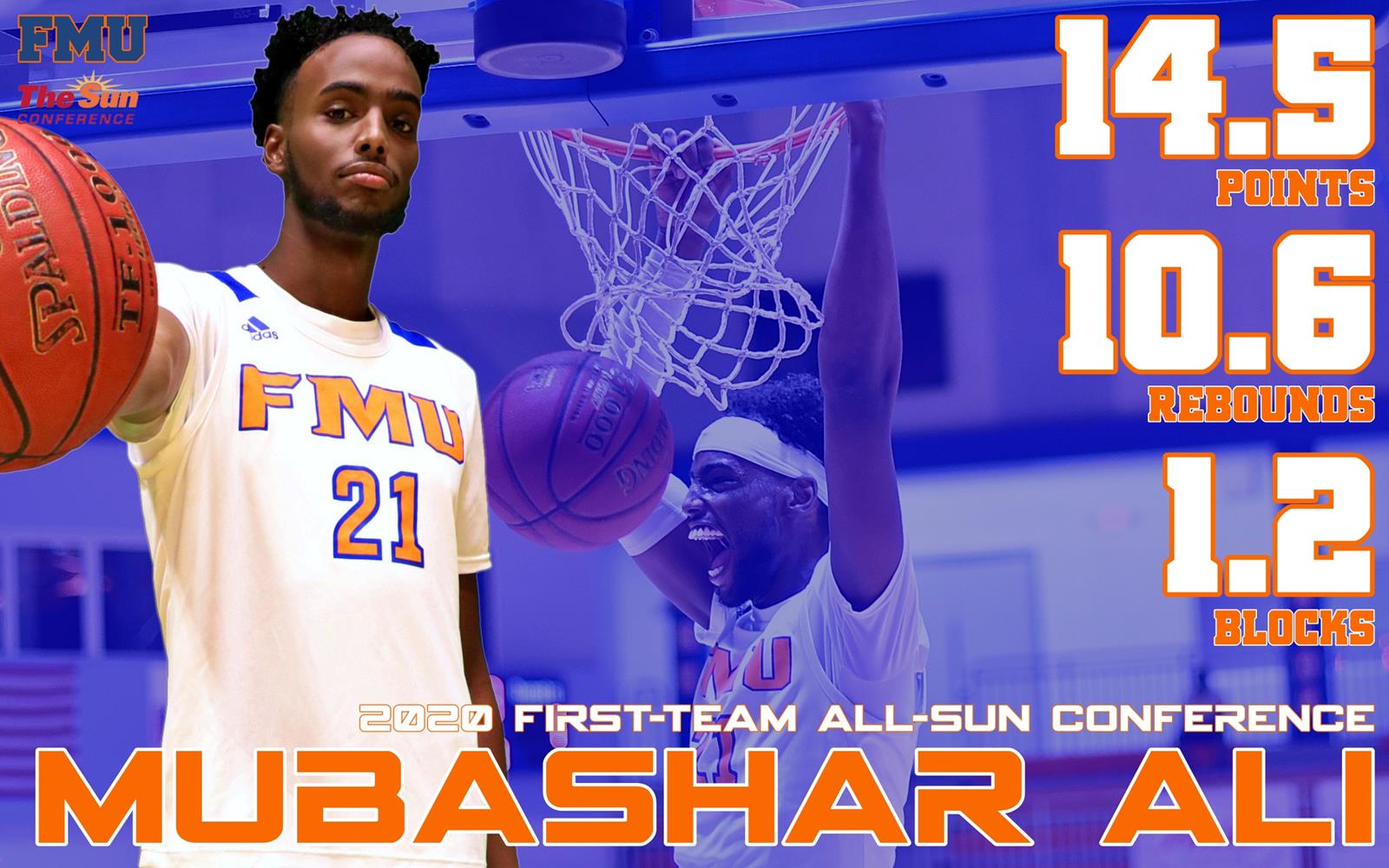 Mubashar Ali Named To All-Sun Conference First Team - Florida Memorial ...