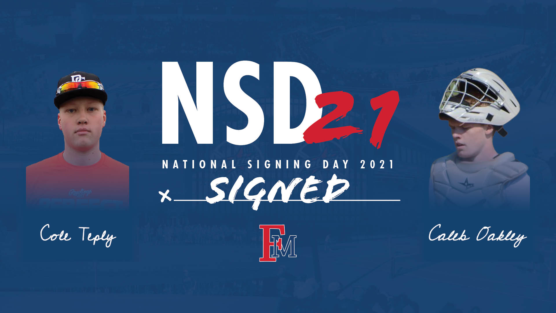 Patriot baseball inks dynamic duo - Francis Marion University