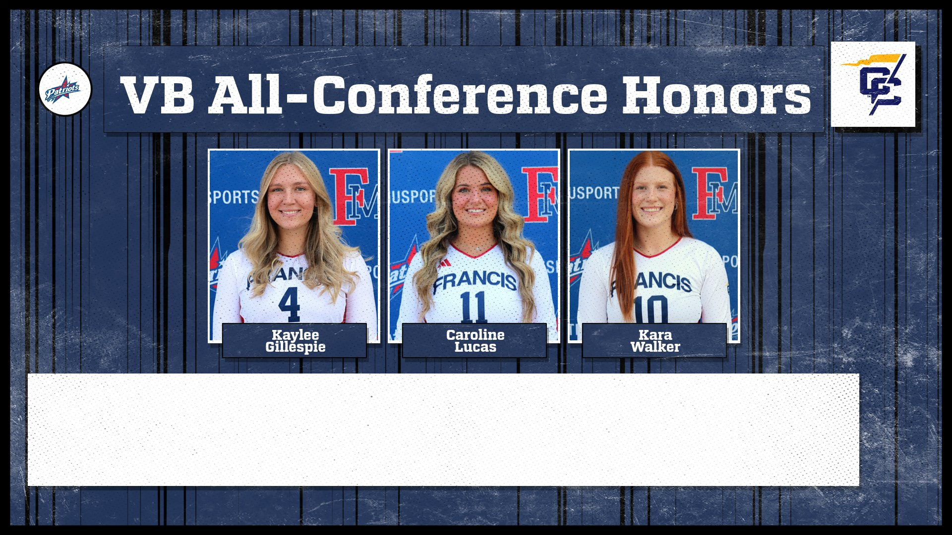 FMU trio named to All-Conference volleyball squad - Francis Marion ... FMU trio named to All-Conference volleyball squad - Francis Marion ...