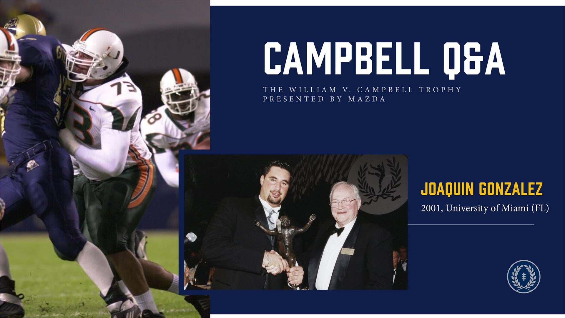 A Campbell Q&A with Joaquin Gonzalez - National Football Foundation