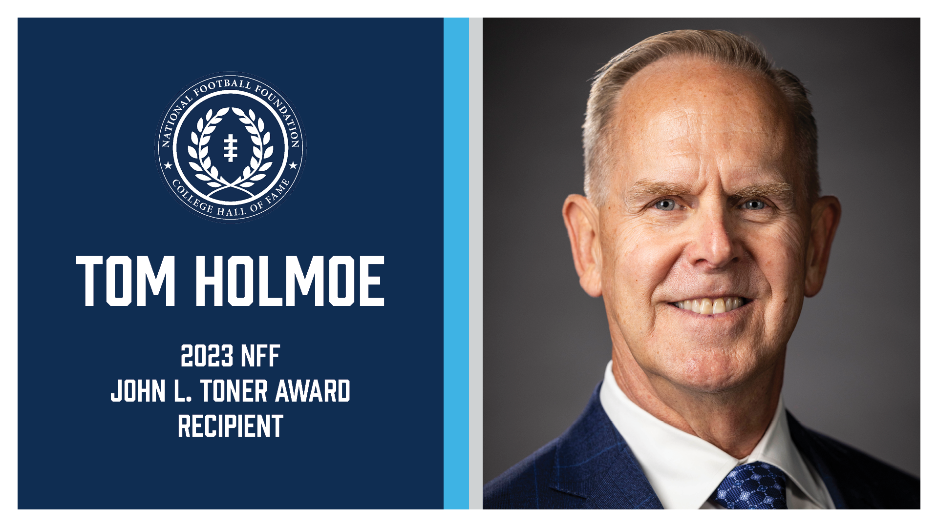 Tom Holmoe to Receive 2023 NFF John L. Toner Award - National Football Foundation