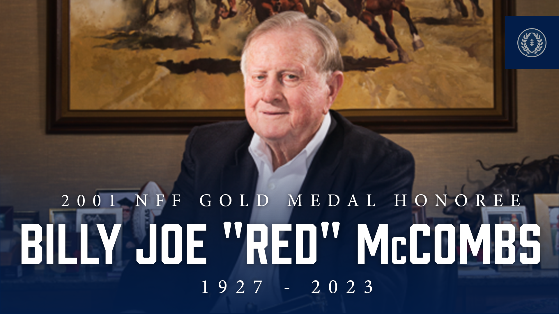 2001 NFF Gold Medal Recipient Red McCombs Passes Away - National ...