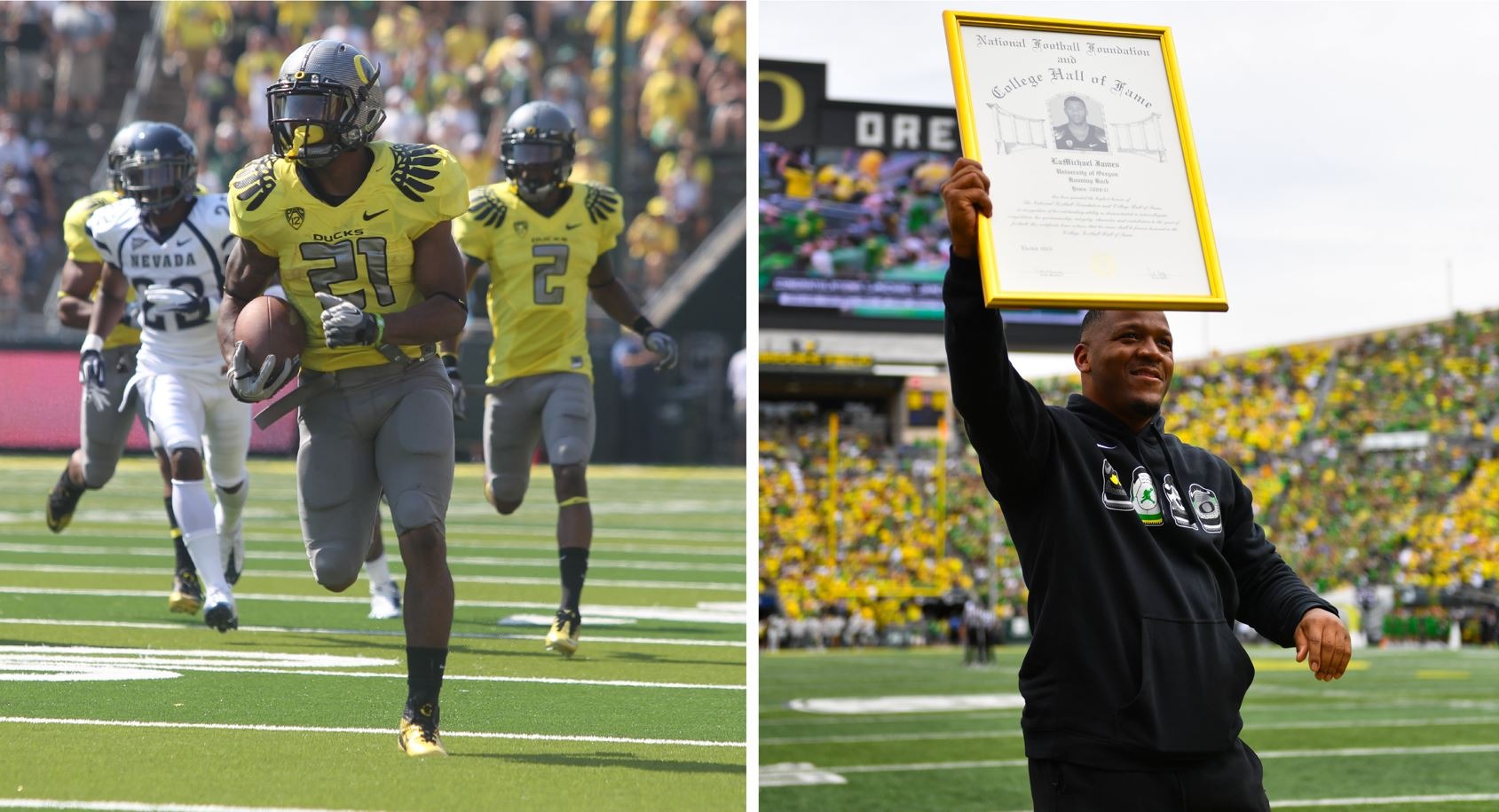 LaMichael James, Oregon - 2023 College Football Hall of Fame Spotlight ...
