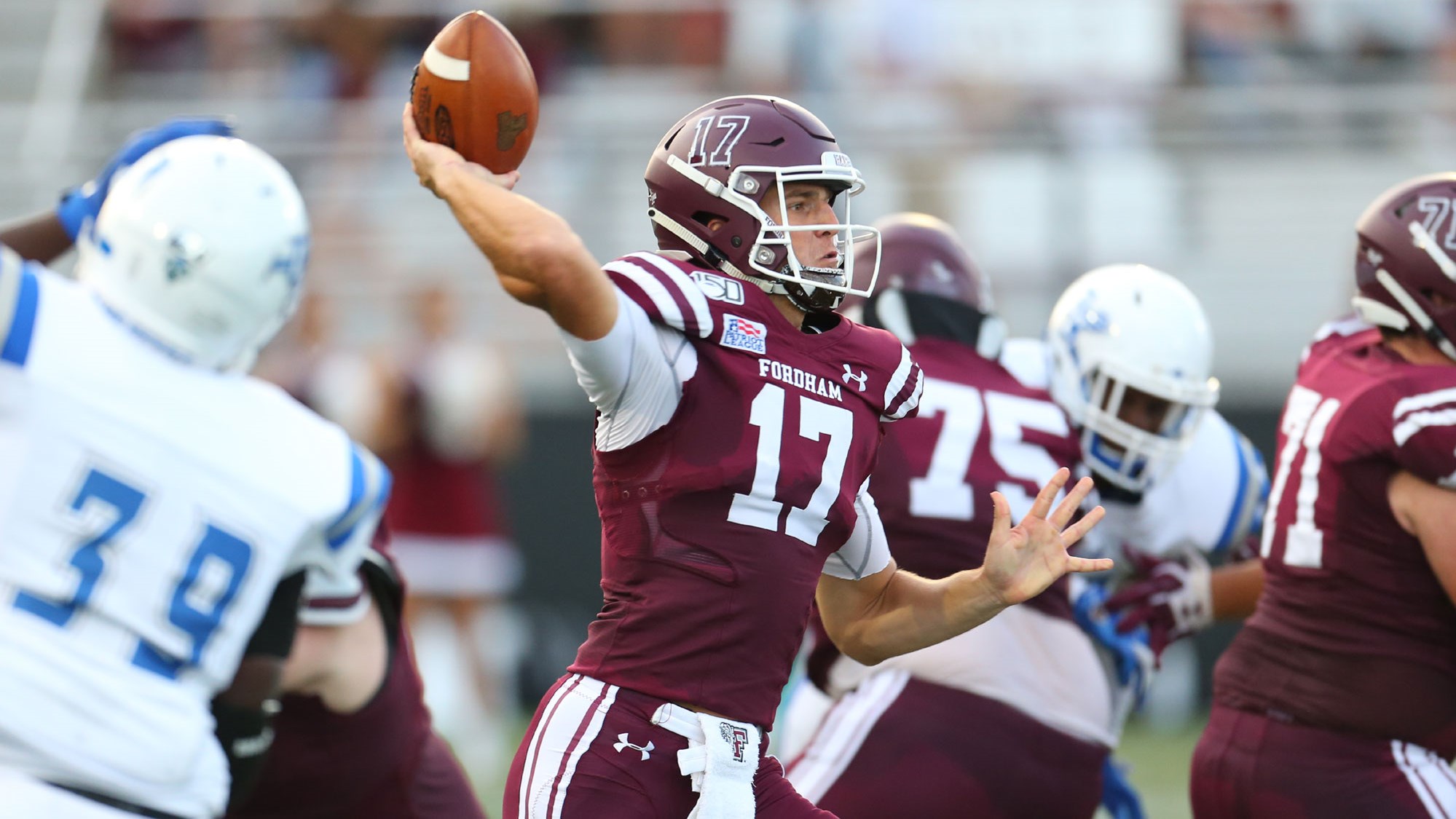 Last Second Field Goal Downs Football - Fordham University Athletics