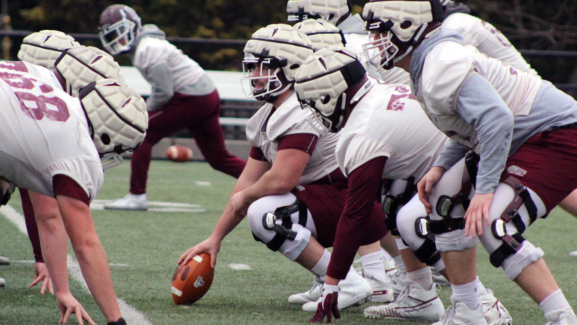Football Begins Spring Practice - Fordham University Athletics