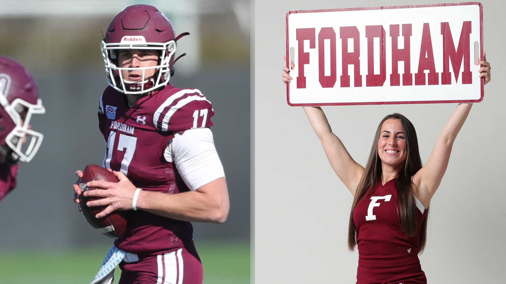 2021 Block F Awards – Football & Cheer MVPs - Fordham University Athletics