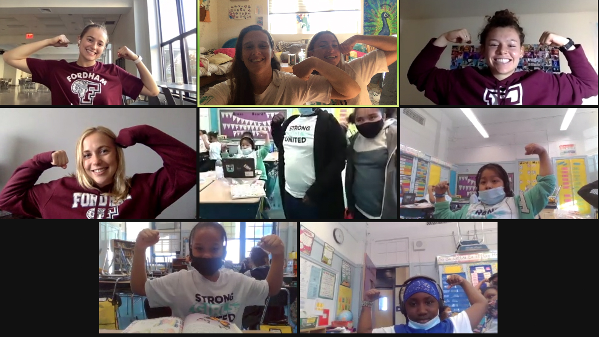 Fordham Athletics Student-Athletes Volunteer with Strong Girls United ...