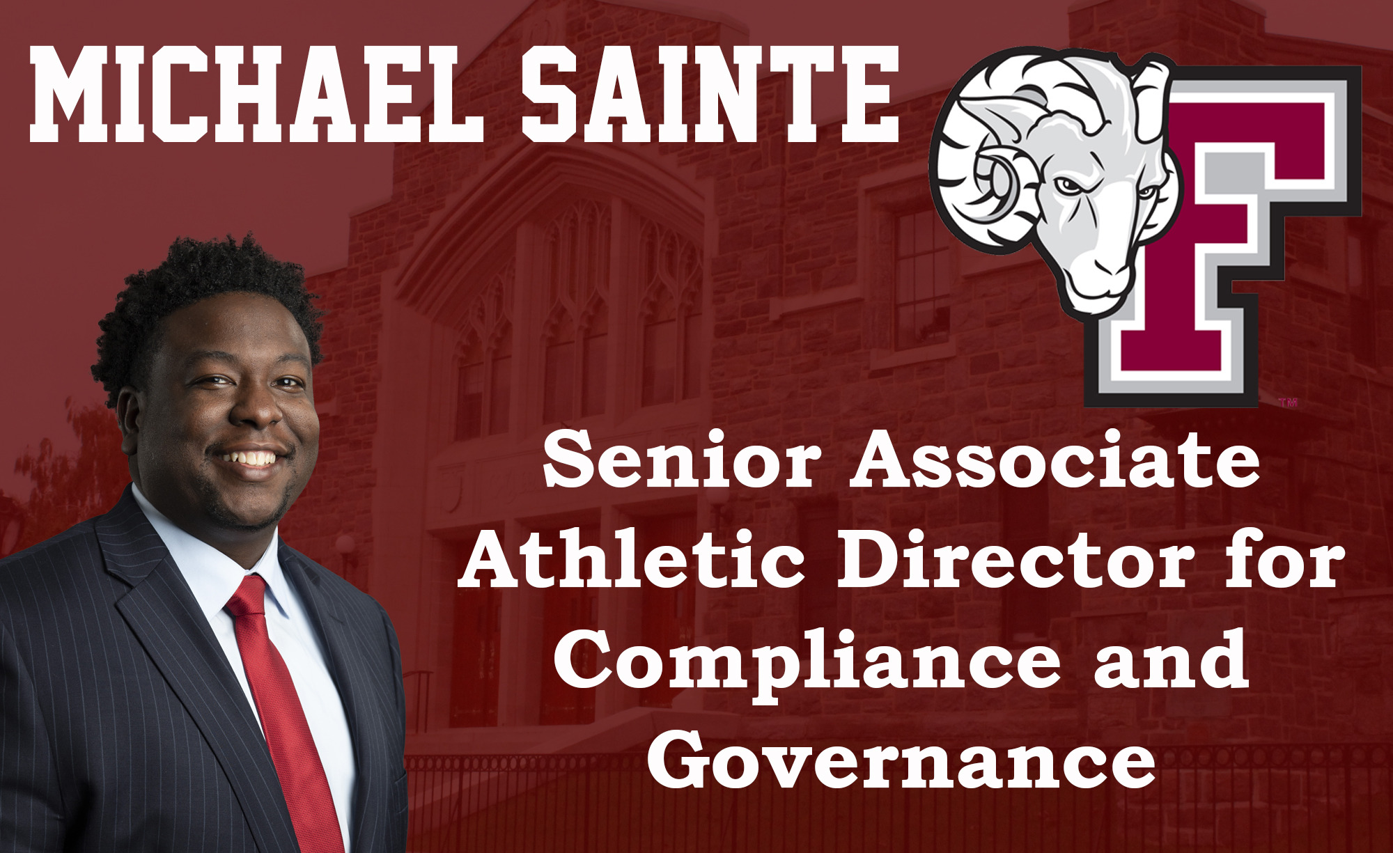 Michael Sainte Named Senior Senior Associate Athletic Director for ...