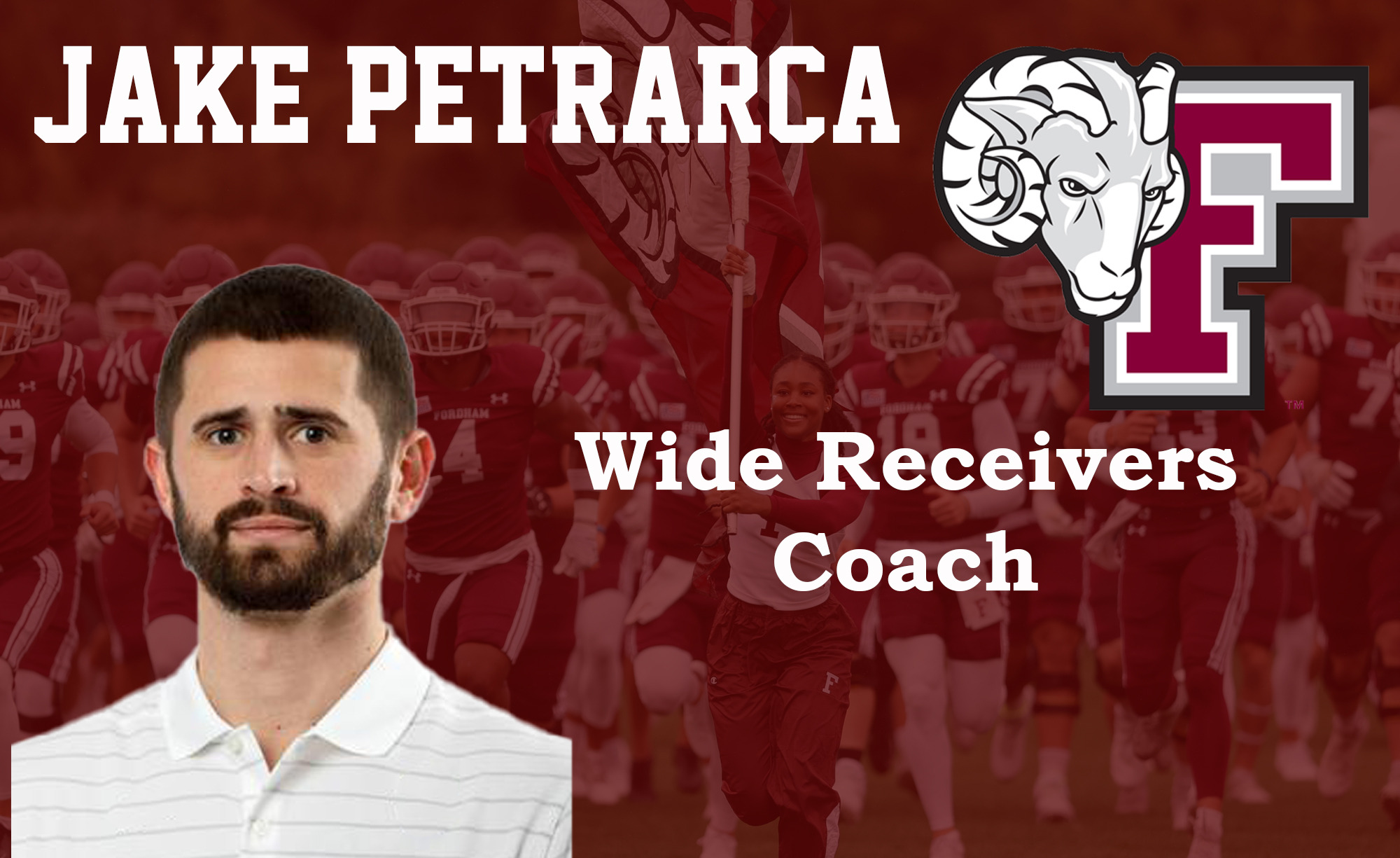 Jake Petrarca Named Assistant Football Coach at Fordham - Fordham ...