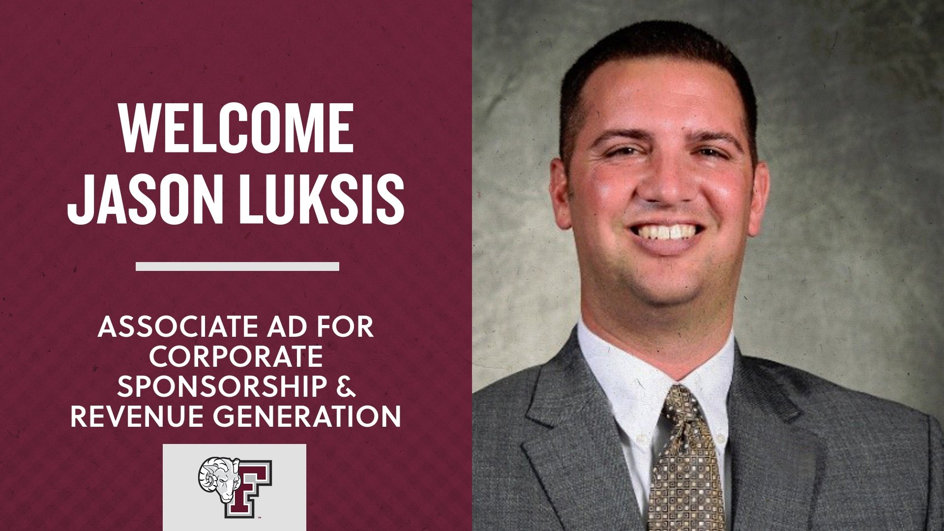 Jason Luksis Named Associate Athletic Director for Corporate ...