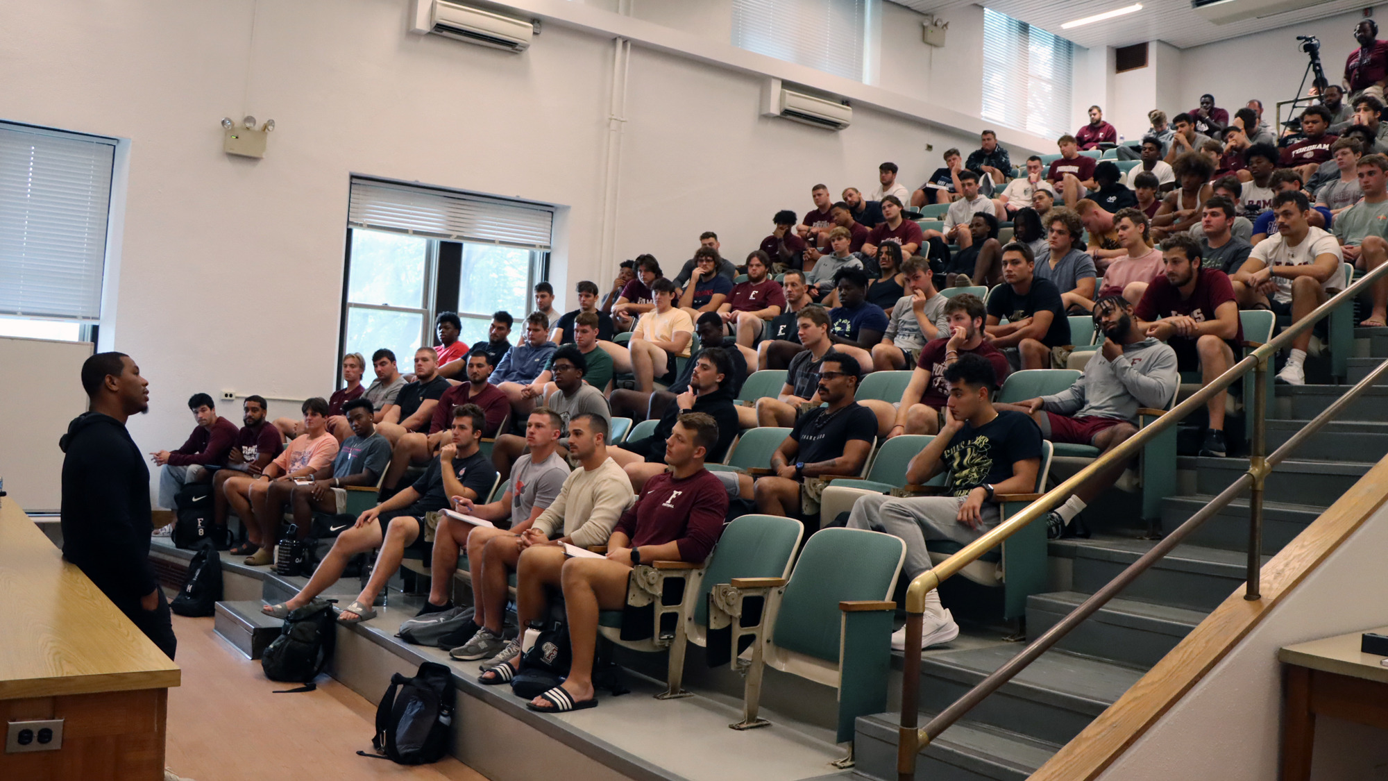 Former NFL Running Back Ray Rice Address Fordham Football - Fordham ...