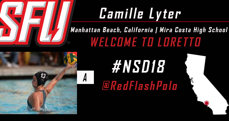 Water Polo Signs Lyter - Saint Francis University Athletics