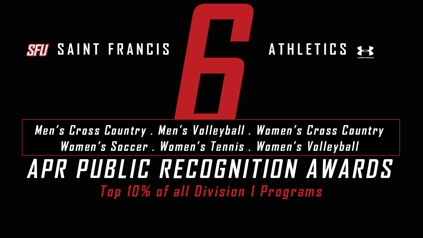 Six Saint Francis programs earn NCAA APR Public Recognition Awards ...