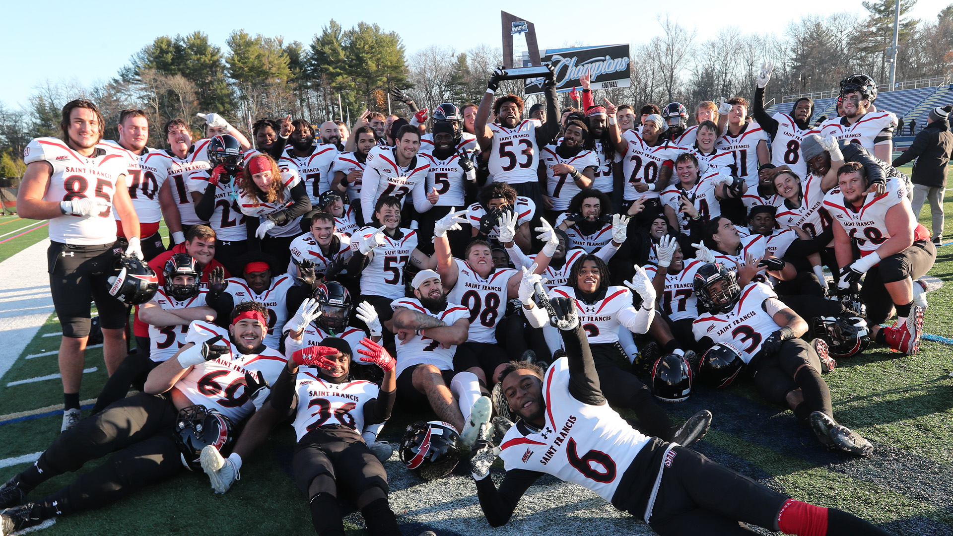 Football Crowned 2022 Northeast Conference Champions - Saint Francis ...