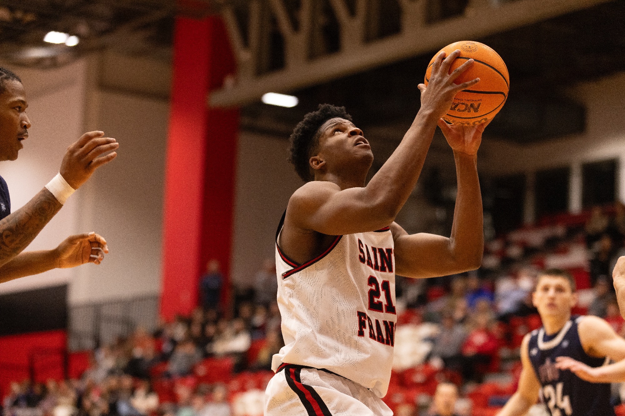 Liberis Has First Career NEC Double-Double In Loss At Merrimack - Saint ...