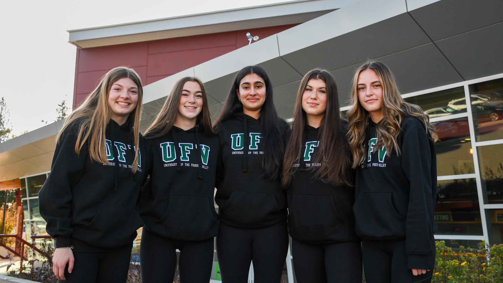 Women's soccer signs five local standouts - University of the Fraser Valley