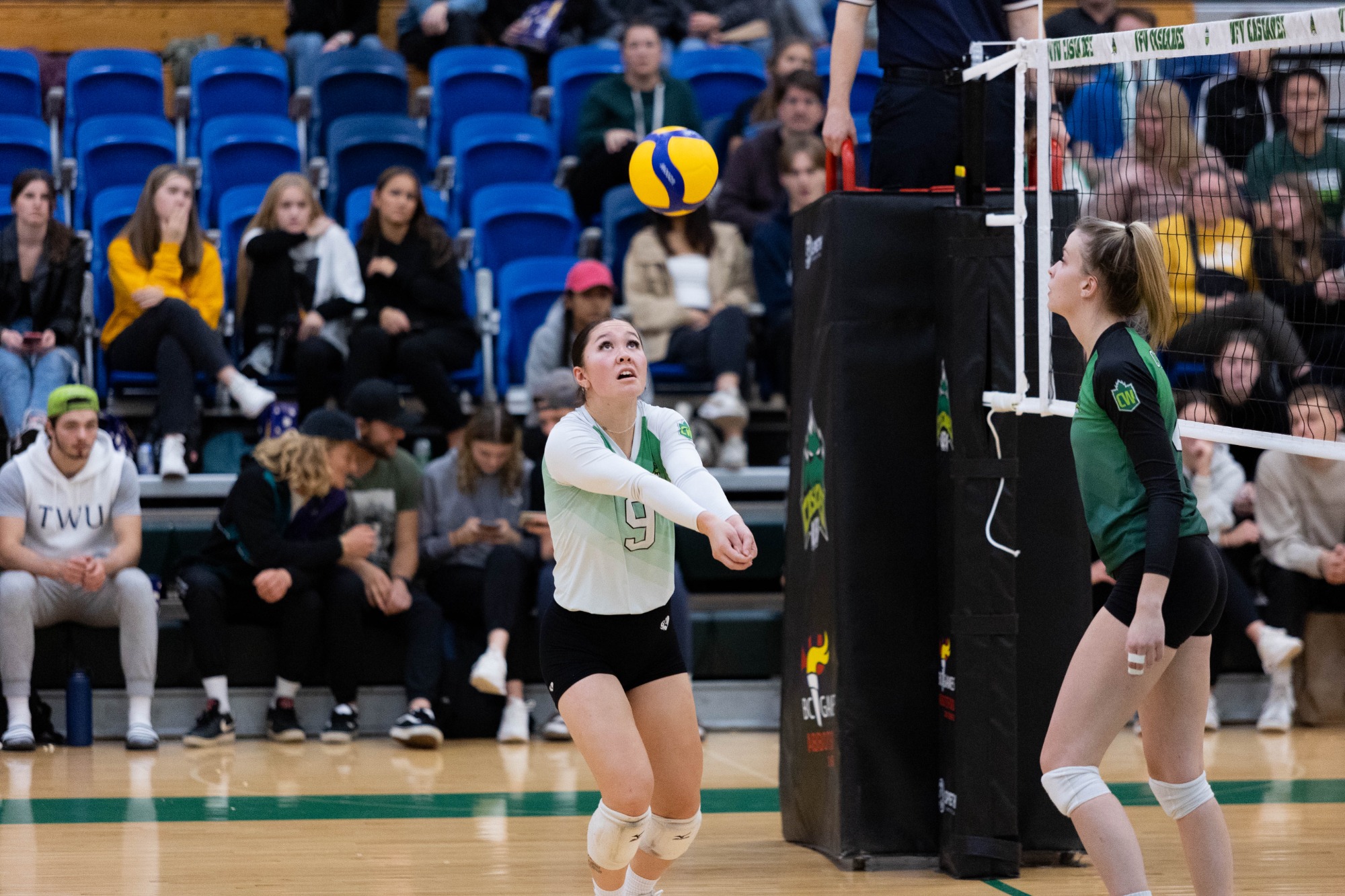 WVB: Spartans take three set victory over Cascades - University of the ...