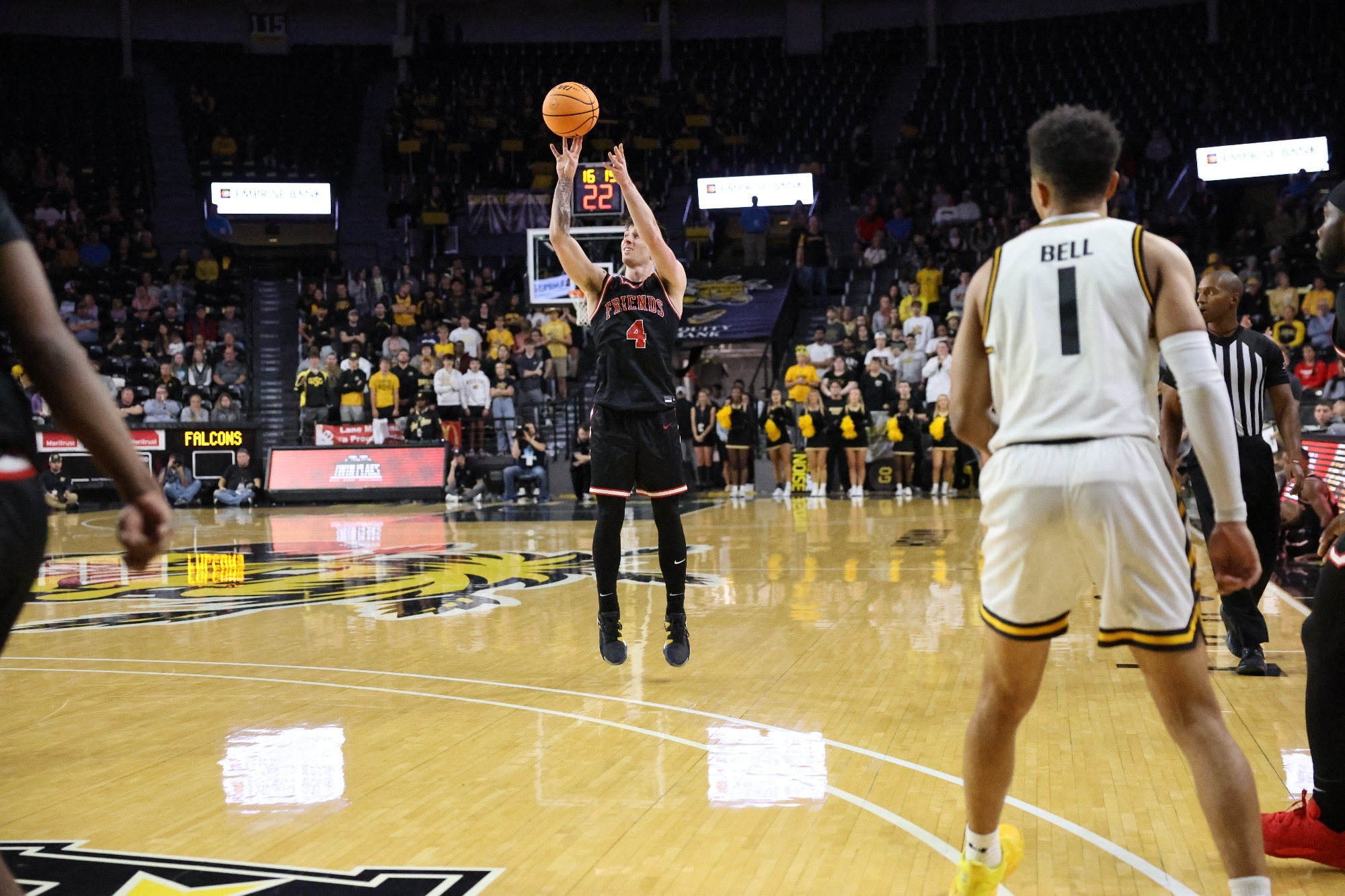 RECAP: Men’s Basketball Falcons face Wichita State in Exhibition ...
