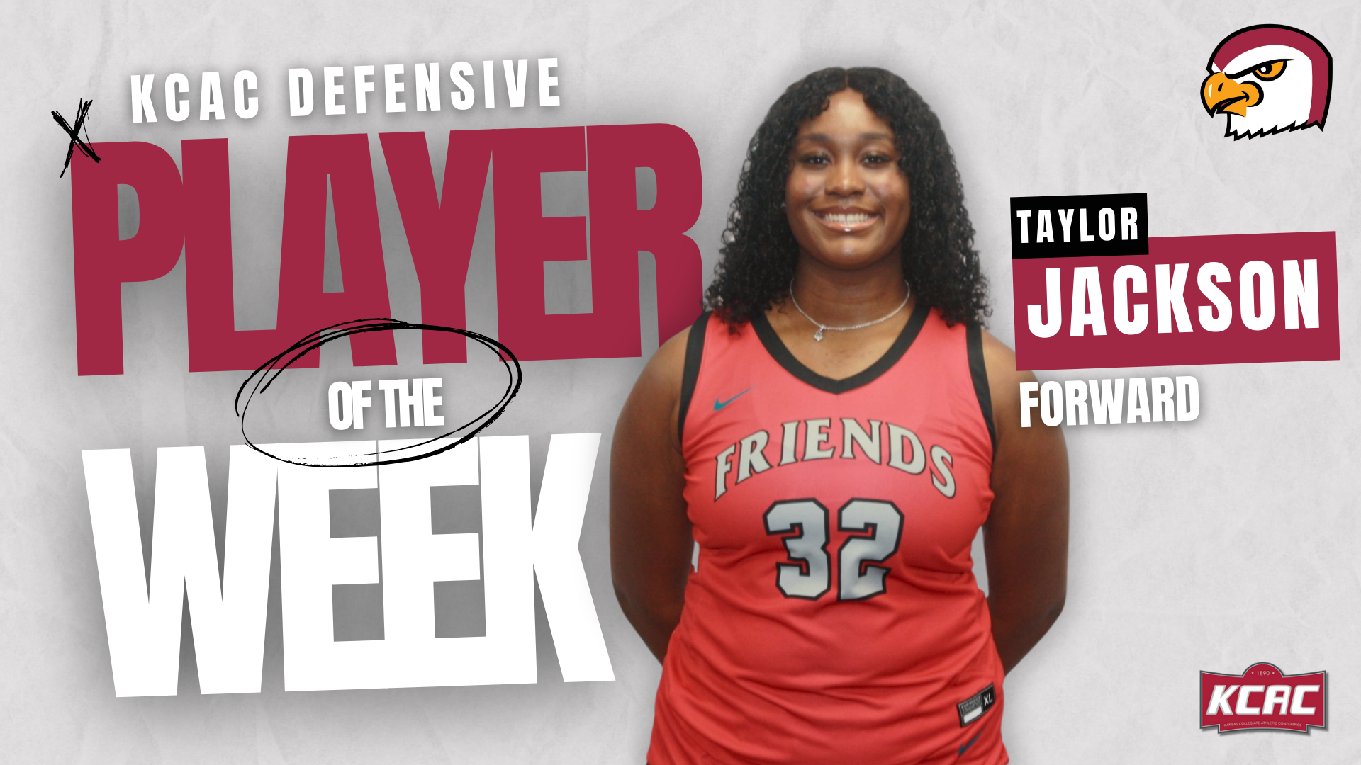 Jackson collects KCAC Women’s Basketball Defensive Player of the Week ...