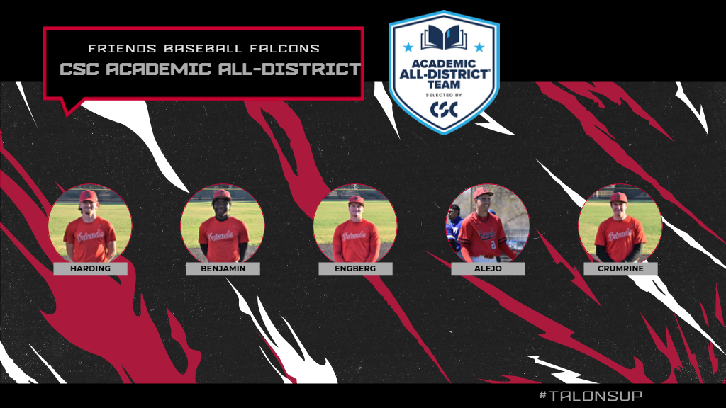 Five Falcons garner 2023 CSC Academic All-District Baseball award ...