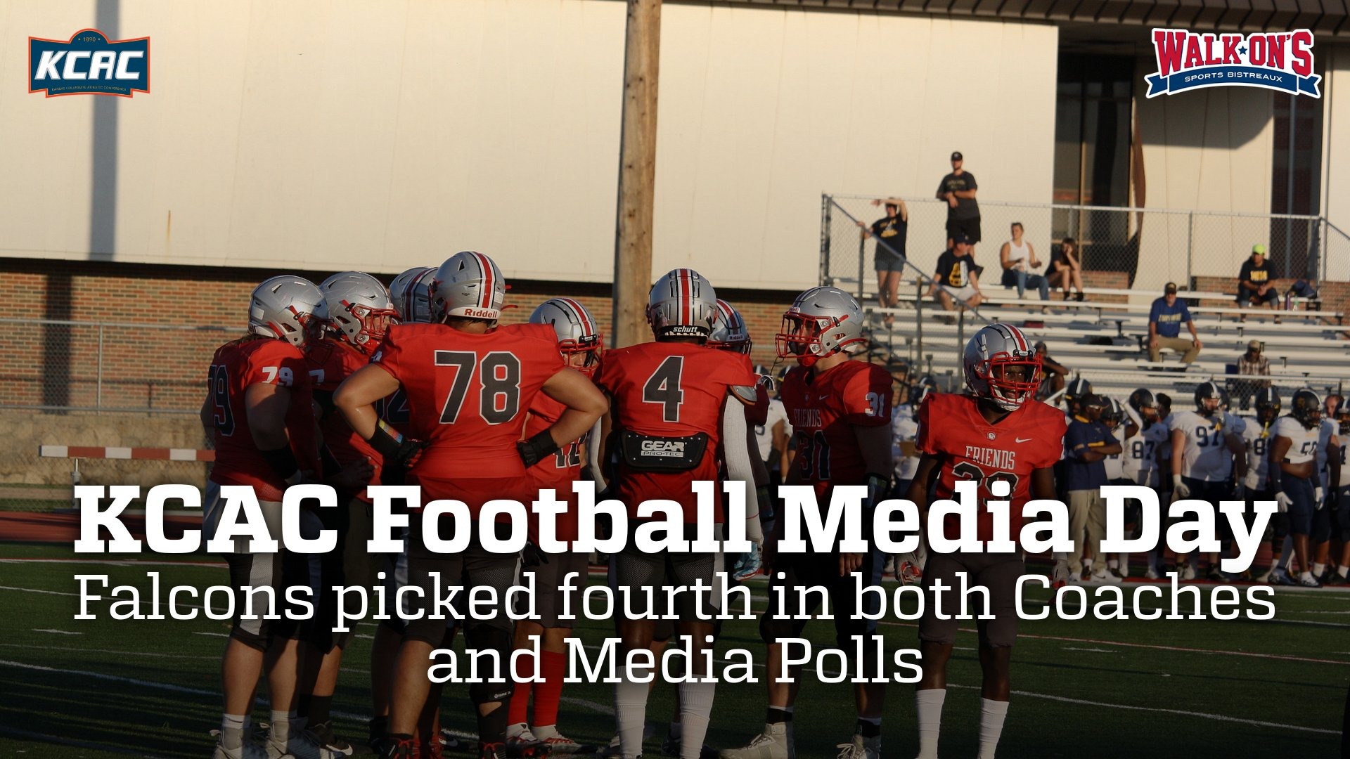 Football Falcons tabbed fourth in KCAC Kessinger Division Preseason ...