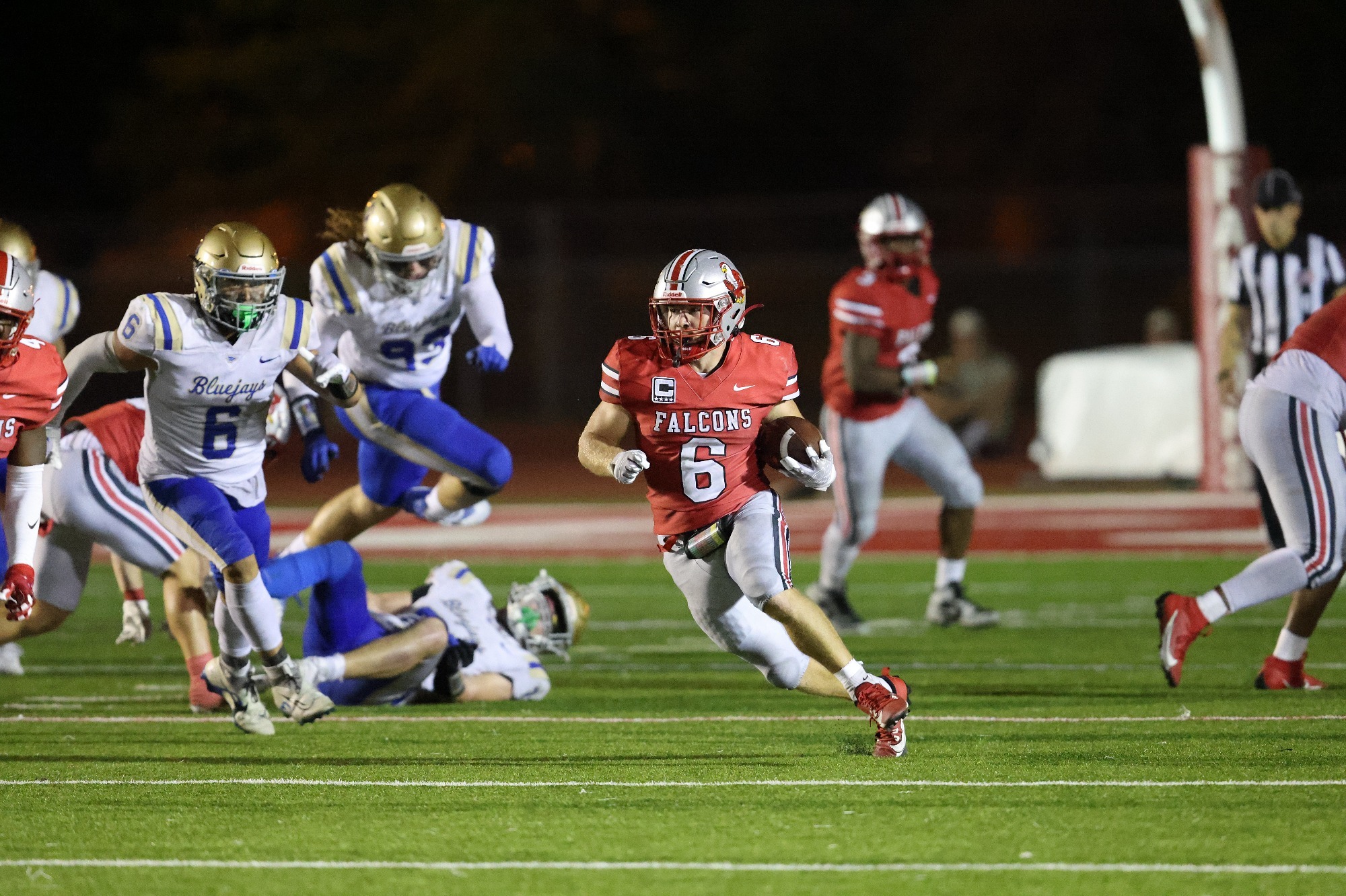 Football Falcons pull away for 36-13 Homecoming Victory over Tabor ...
