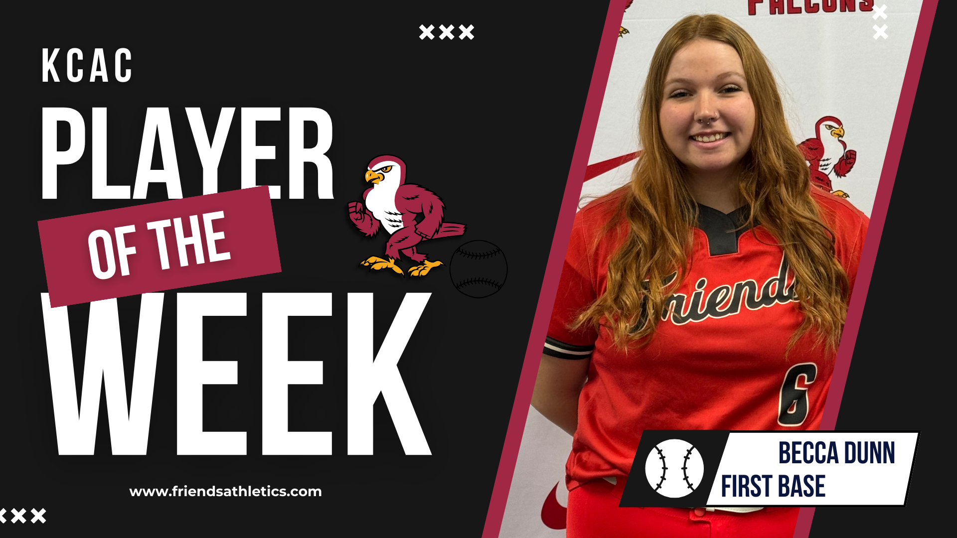 Dunn receives first career KCAC Softball Player of the Week recognition ...