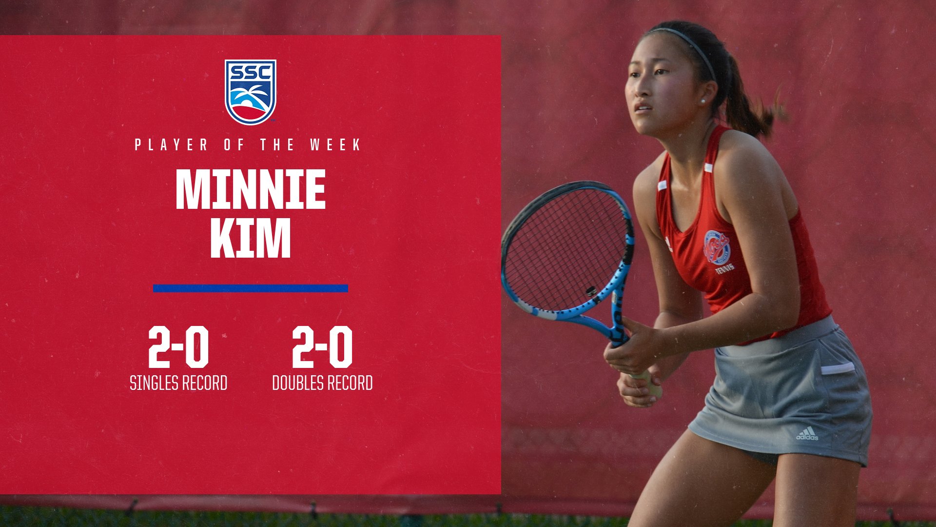 Minnie Kim Named SSC Women's Tennis Player of the Week - Florida ...