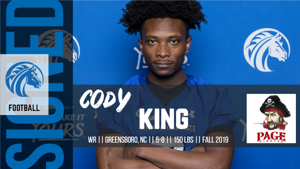 Cody King - Football - Fayetteville State University Athletics