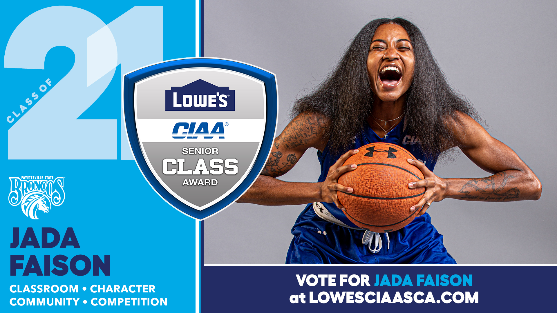 Jada Faison - Women's Basketball - Fayetteville State University Athletics