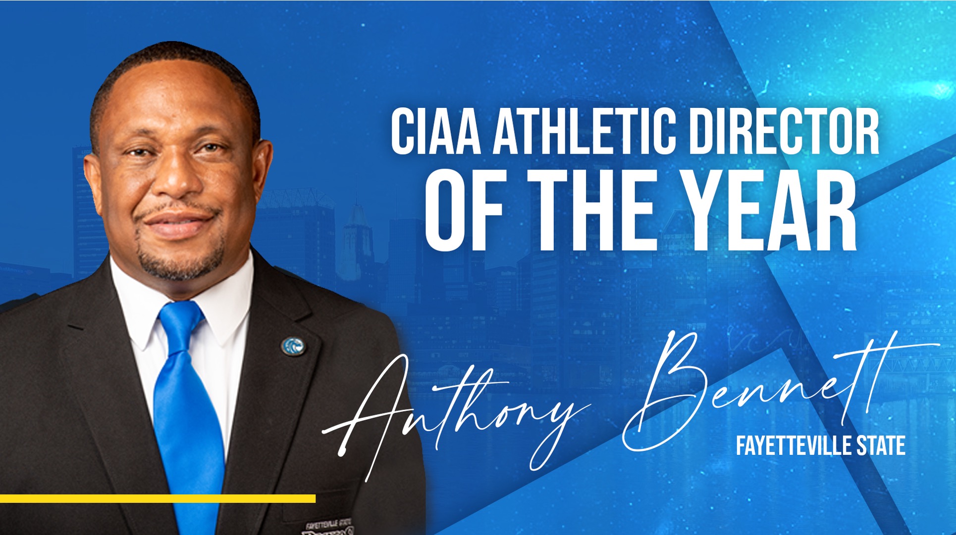 FSU’s Anthony Bennett Receives First CIAA Athletic Director of the Year ...