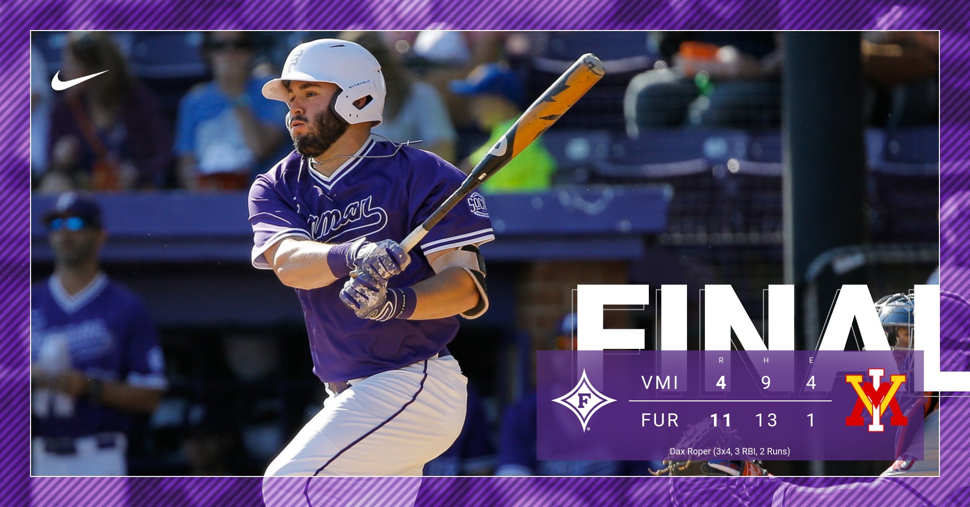 Furman Marches Past VMI, 11-4 - Furman University