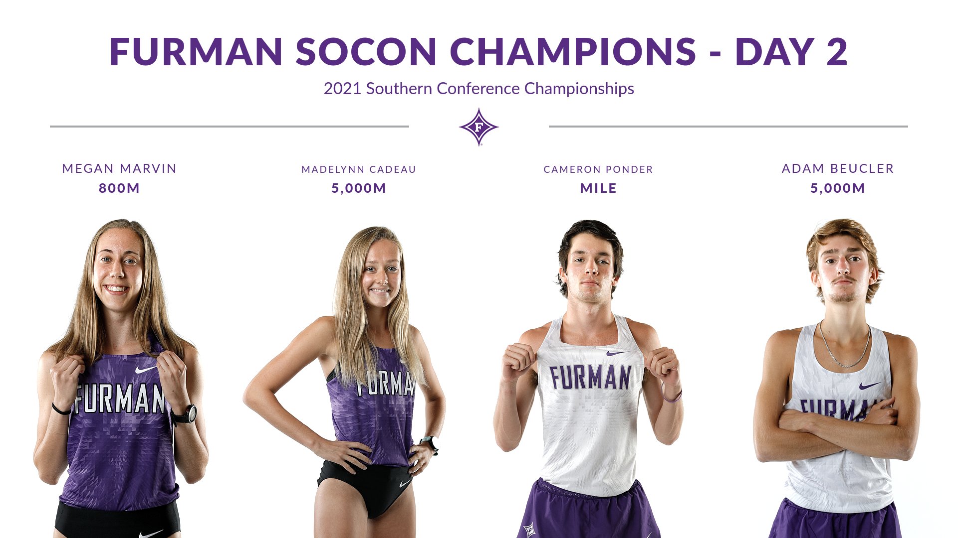 Paladins Capture Four Titles In Final Day Of SoCon Championships ...