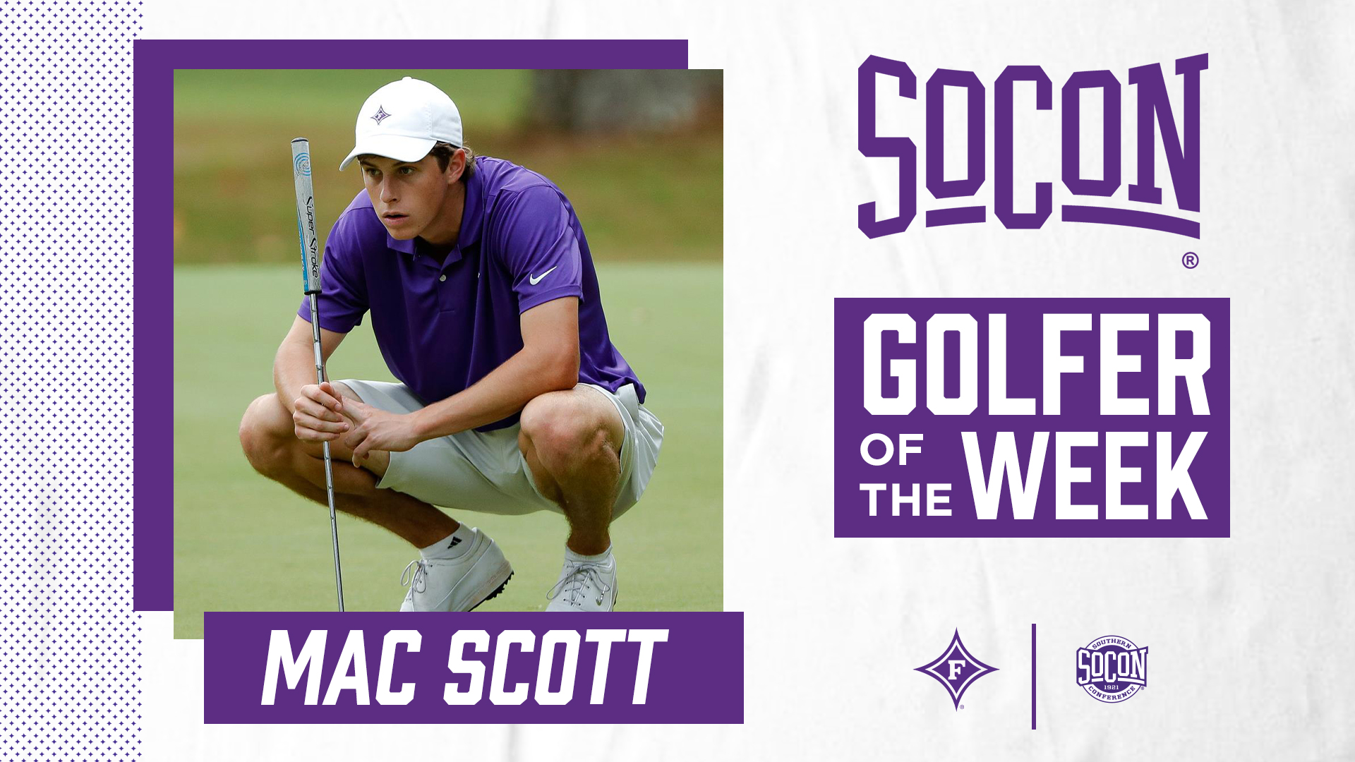 Furman’s Scott Named SoCon Men’s Golfer of the Week - Furman University