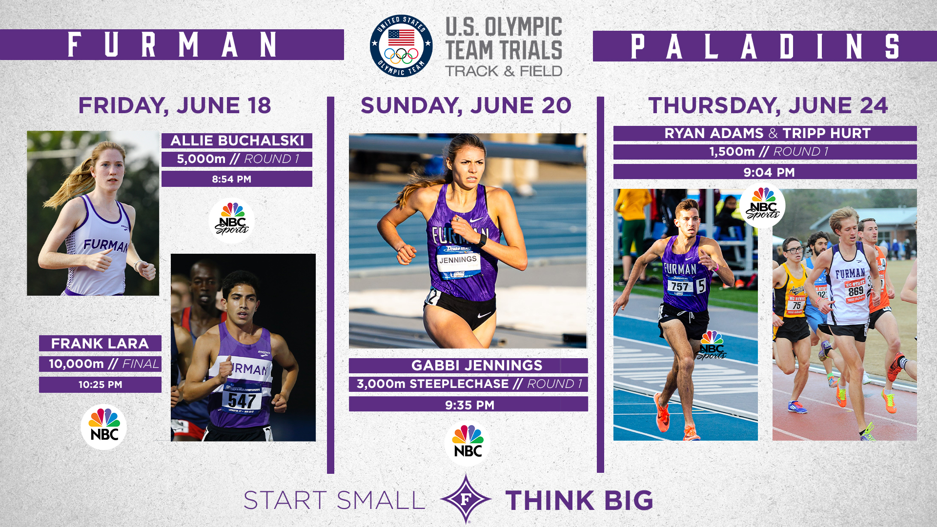 Five Former Paladins To Compete At USA Track & Field Olympic Trials ...