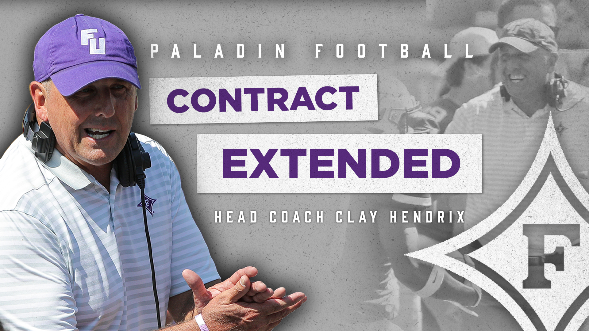 Furman's Hendrix Receives Contract Extension - Furman University