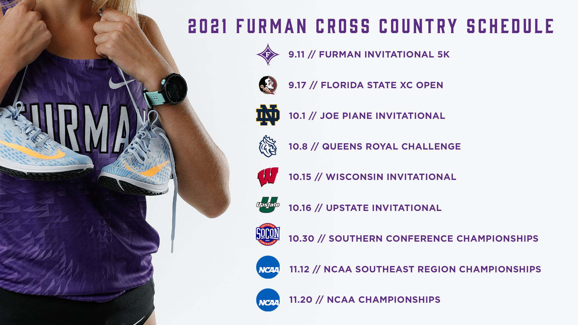 Furman 2021 Cross Country Schedule Announced - Furman University