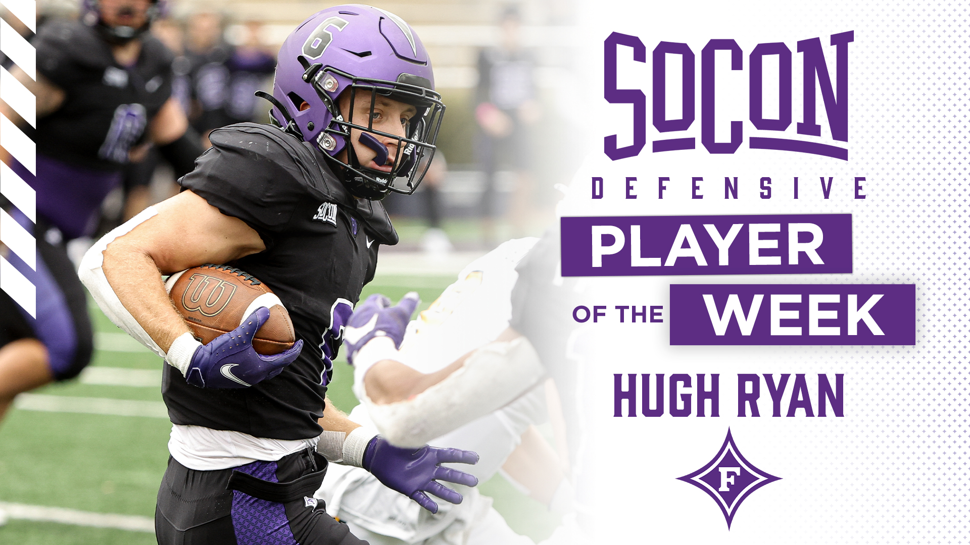 Furman's Ryan Named SoCon Defensive Player Of The Week - Furman University