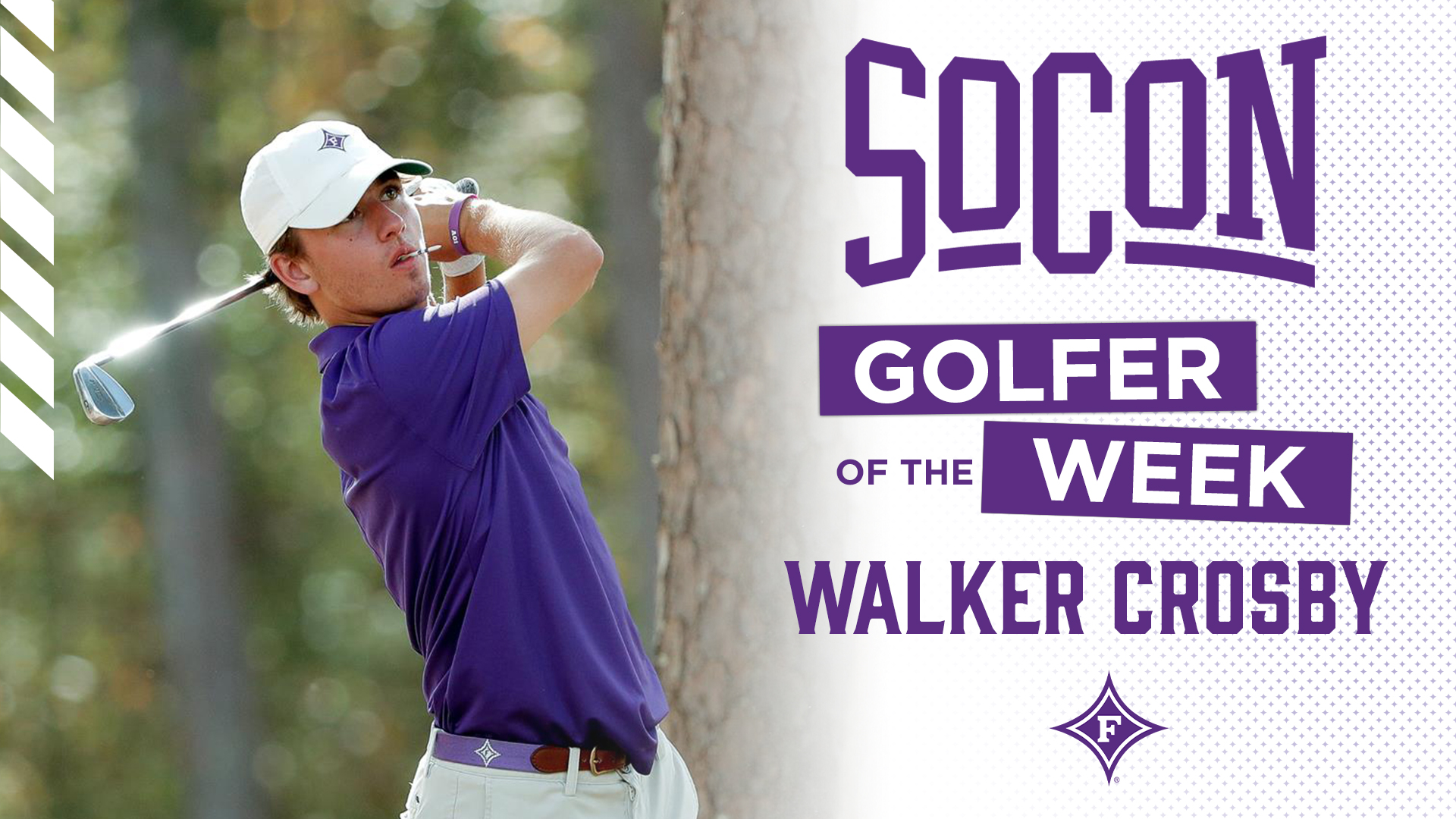 Furman's Crosby Named SoCon Men's Golfer Of The Week - Furman University
