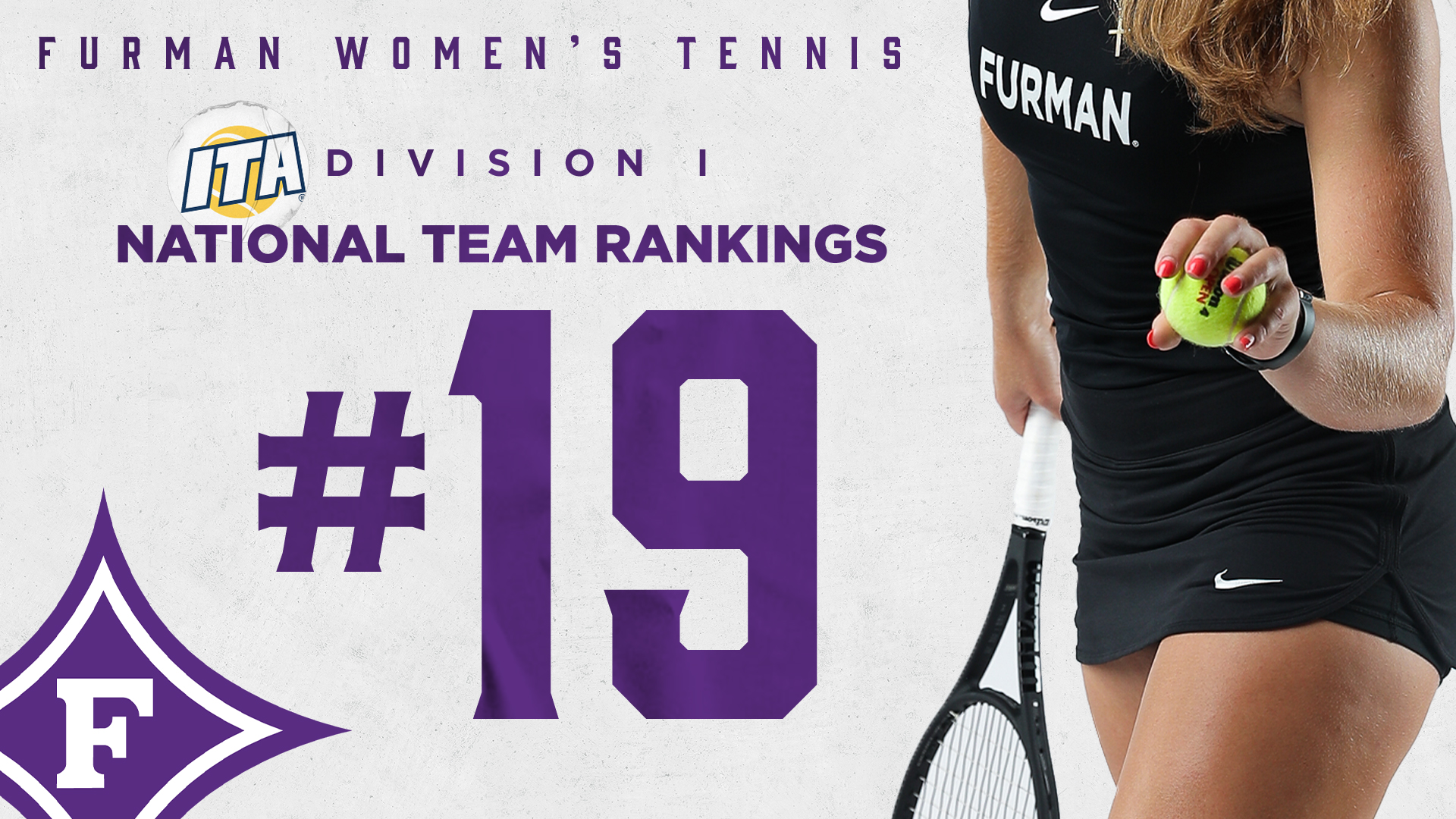 Furman Women's Tennis Ranked 19th, Highest Ranking In Program History ...
