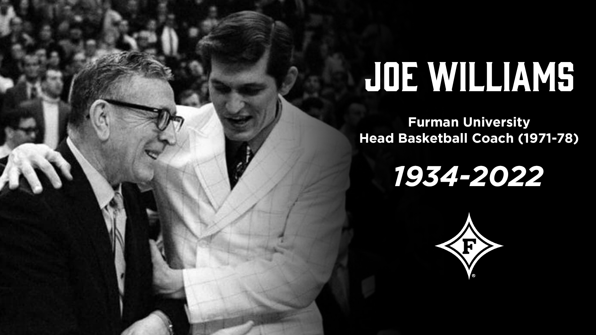 Furman Basketball Coaching Great Joe Williams Passes Away - Furman ...