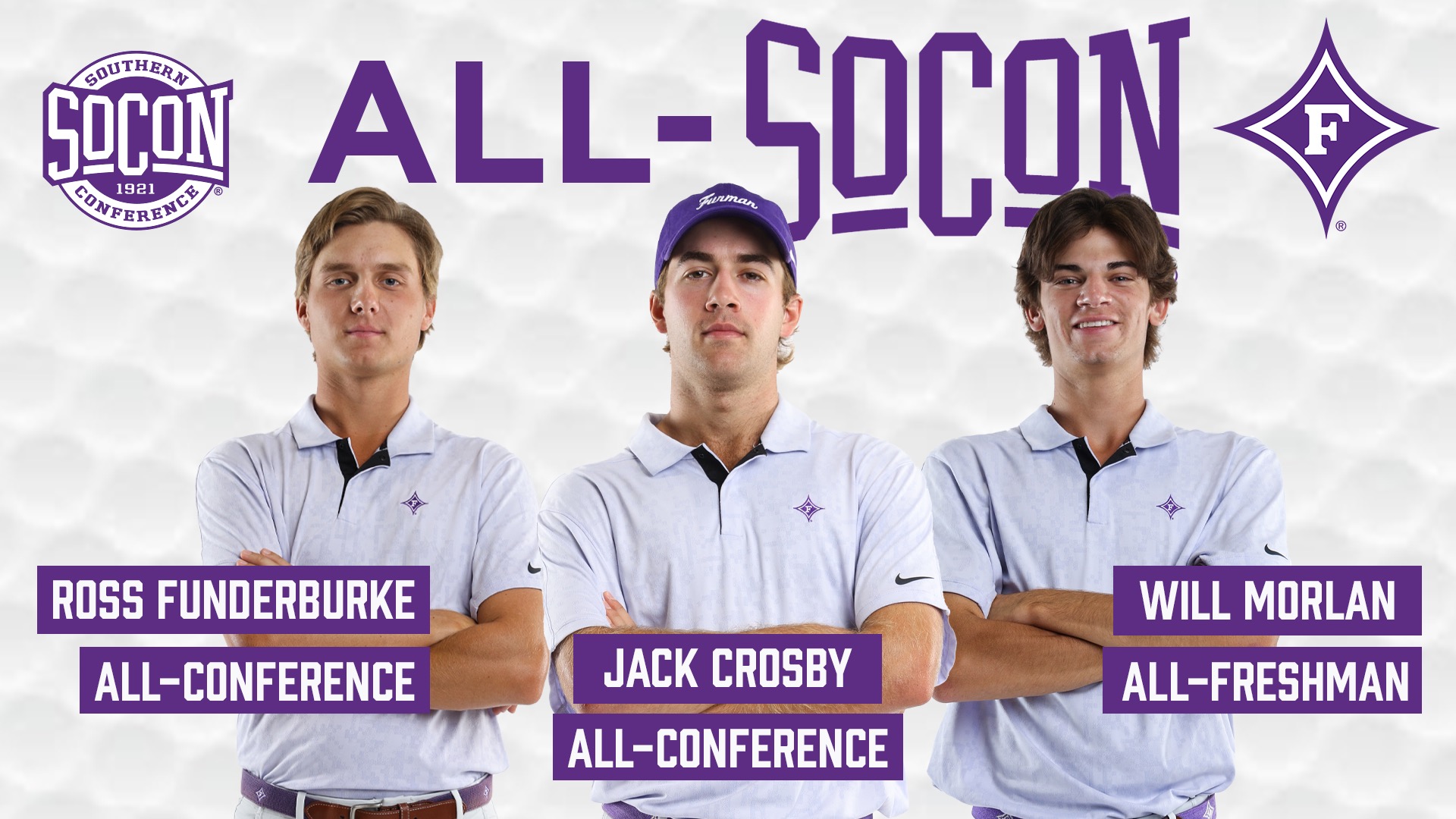 Three Paladins Earn SoCon Men's Golf Postseason Honors - Furman University