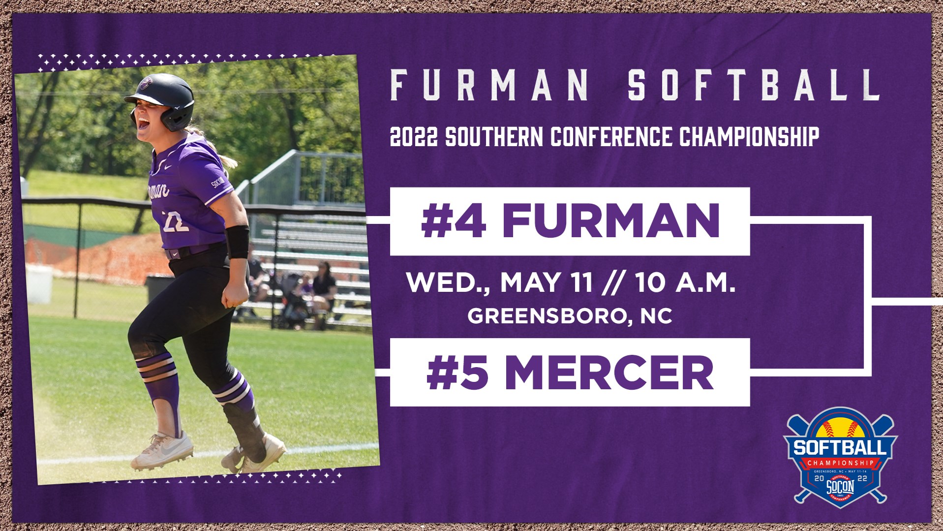 Furman Set To Open Play In SoCon Softball Championship On Wednesday ...