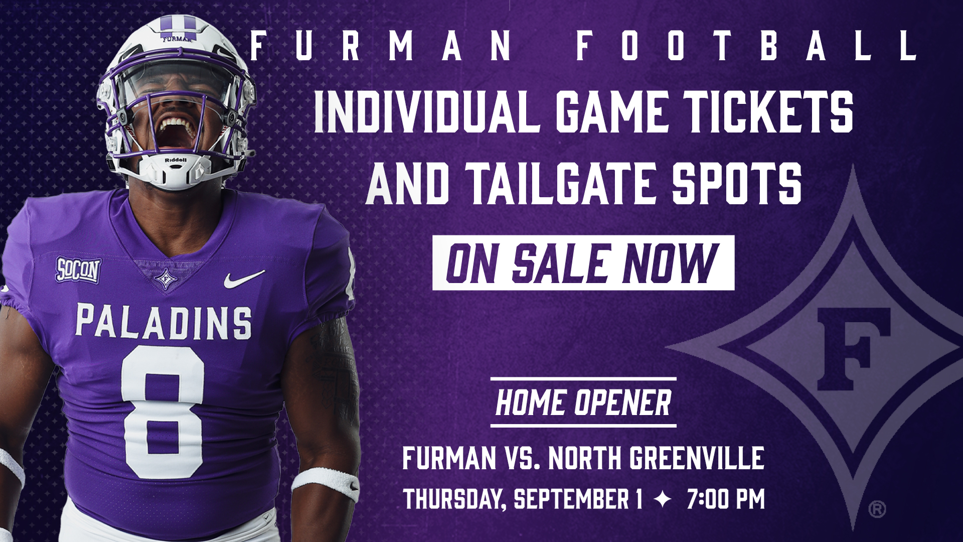 Individual Game Tickets & Tailgate Opportunities For Furman Football On ...