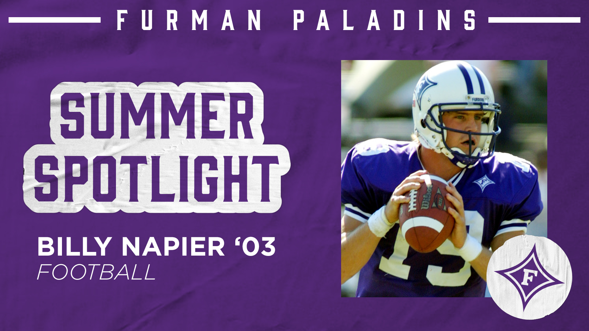 Furman Summer Spotlight Series: Billy Napier - Furman University