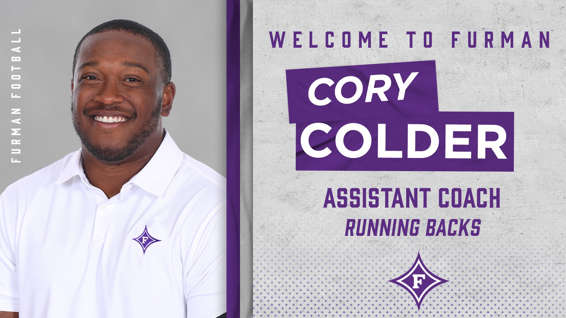 Cory Colder Joins Furman Football Staff - Furman University