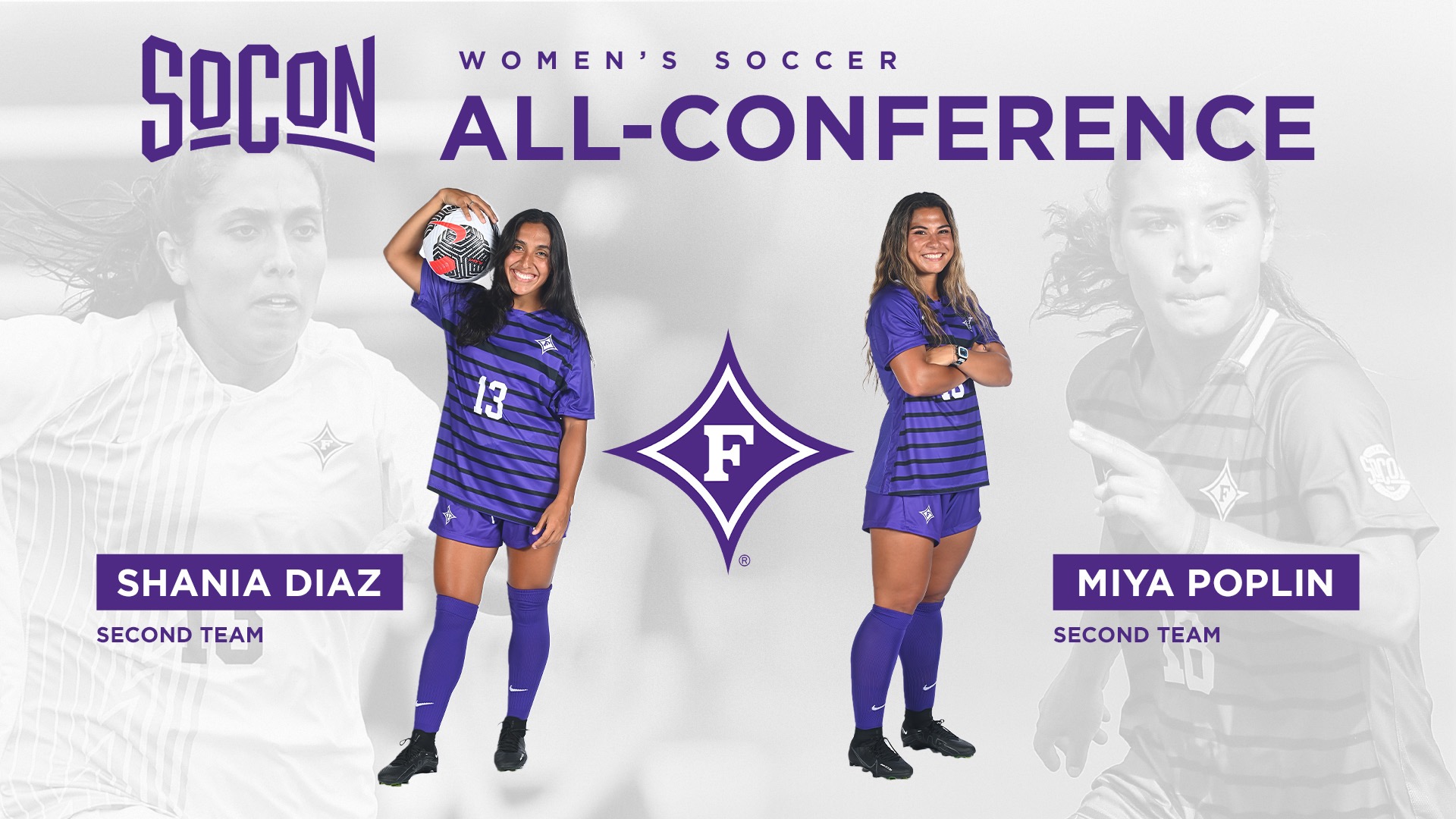 Furman's Diaz, Poplin Garner All-SoCon Accolades - Furman University