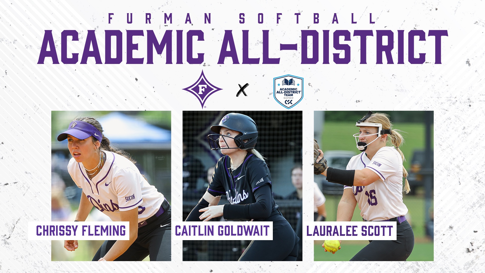 Furman Softball Places Three On Academic All-District Team - Furman ...